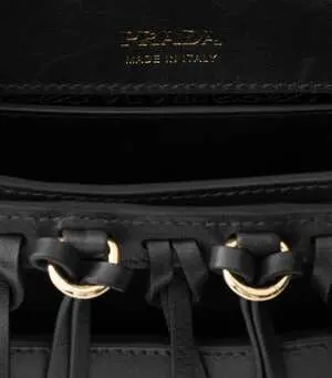 Prada Corsaire Leather Shoulder Bag