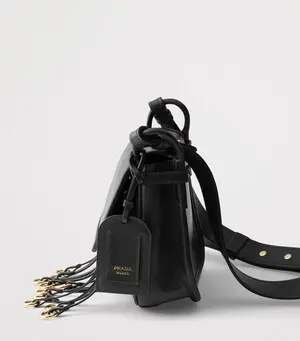 Prada Corsaire Leather Shoulder Bag