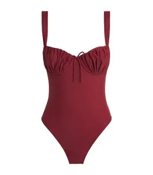 Faithfull The Brand Dinard Swimsuit - Red