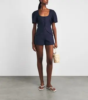 Faithfull The Brand Linen Emma Vest