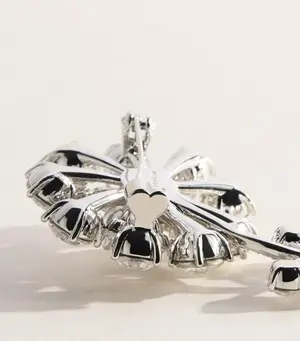 SELF-PORTRAIT Crystal Flower Brooch