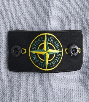 Stone Island Wool-blend Button-up Sweater - Grey