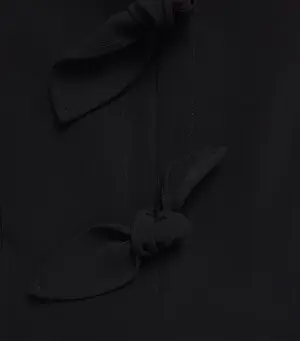 Claudie Pierlot Tie-front Mini Dress