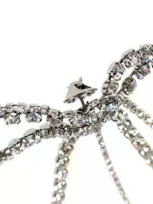 YELLOWSWALLOW Crystal-embellished Layered-bow Brooch
