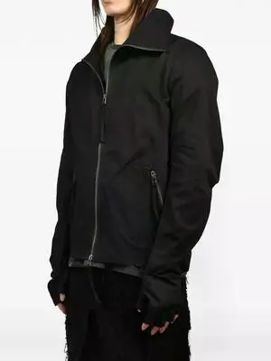 TROUBLED WATERS High-neck Gloved Jacket