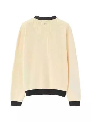 WOOYOUNGMI Ribbed-knit Buttoned Cardigan