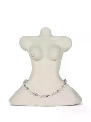 YESCERAMIC Beaded Torso Sculpture - Neutrals