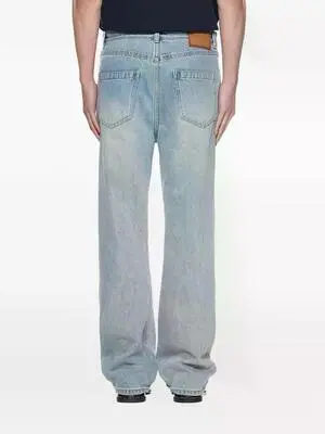 WOOYOUNGMI Belt-loop Pocket Jeans - Blue