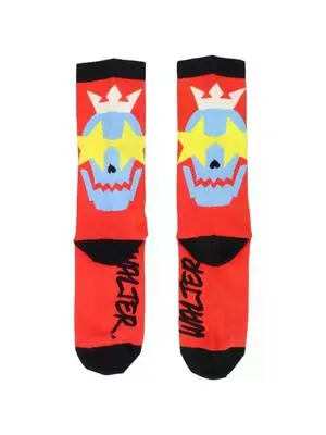 WALTER VAN BEIRENDONCK Graphic-detail Socks