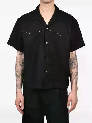 CEDARWOOD Dinner Studded Short-sleeve Shirt