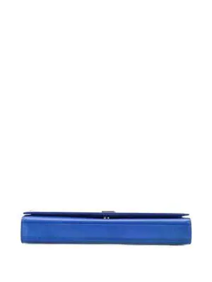 Saint Laurent Leather Monogram Clutch Bag