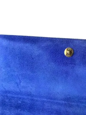 Saint Laurent Leather Monogram Clutch Bag