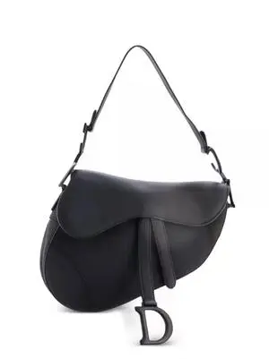 Dior Leather Medium Shoulder Bag - Black