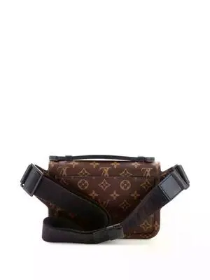 LOUIS VUITTON Macassar Monogram Canvas S Lock Sling Bag Belt Bag
