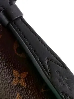 LOUIS VUITTON Macassar Monogram Canvas S Lock Sling Bag Belt Bag