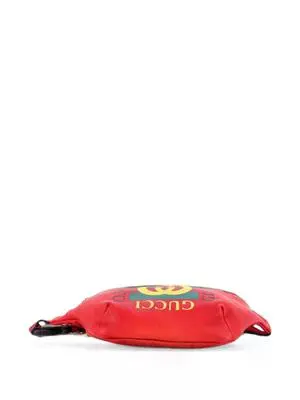 Gucci Logo Printed Leather Medium Belt Bag