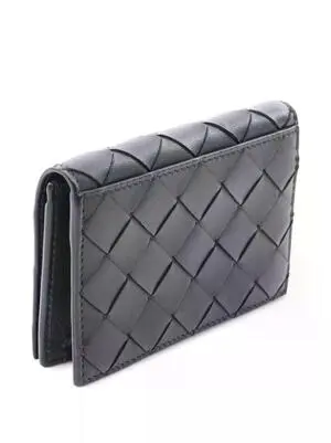 Bottega Veneta Intrecciato Card Holder - Black