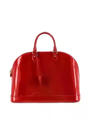 LOUIS VUITTON Alma Handbag Monogram Vernis Gm Satchel