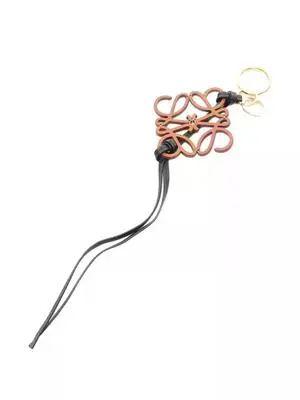Loewe 2010s Anagram Charm Key Ring - Brown