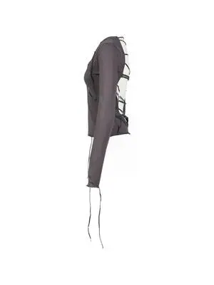 JADED LONDON Sequin-embellished Strap-back Top