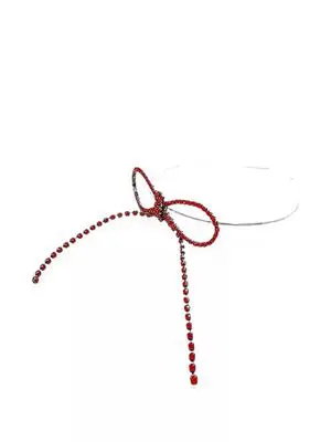 YELLOWSWALLOW Bow-detail Hair Band - Red