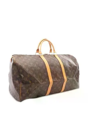LOUIS VUITTON Monogram Keepall 55 Luggage Bag