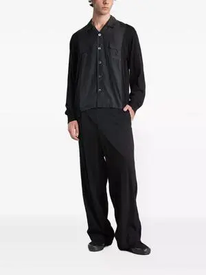 Undercover Logo-patch Wide-leg Trousers