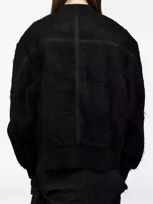 TROUBLED WATERS Mummy Distressed Bomber Jacket