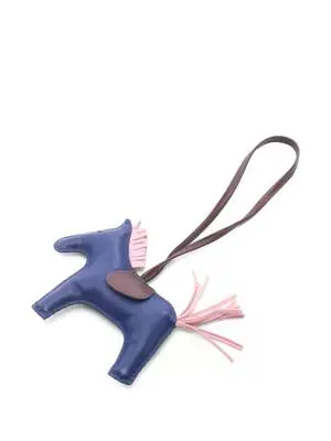 Hermès Mm Rodeo Bag Charm - Blue