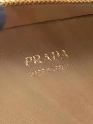 Prada 2020s Logo-plaque Leather Shoulder Bag