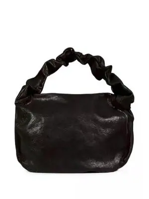 T.A.S Wave Gathered-handle Tote Bag - Black