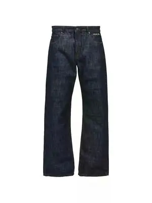 COLOR SPACE Logo-print Straight-fit Jeans