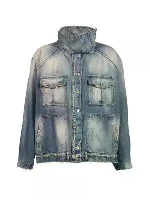 DOMENICO OREFICE A4 Distressed Denim Jacket
