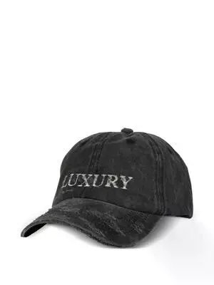 CAPTURE GALLERY Distressed Embroidered Baseball Cap