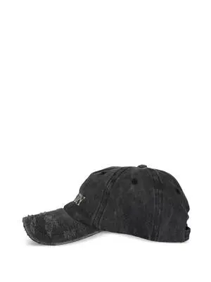 CAPTURE GALLERY Distressed Embroidered Baseball Cap