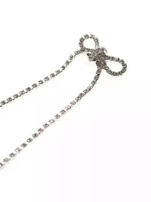 YELLOWSWALLOW YELLOWSWALLOW Crystal-Embellished Ribbon Glasses Chain