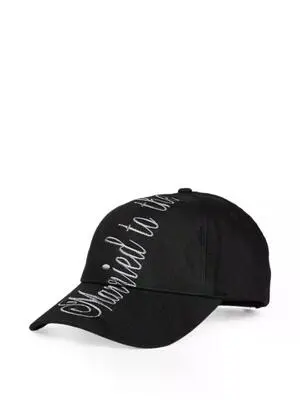 VAIN Embroidered Waxed-cotton Baseball Cap