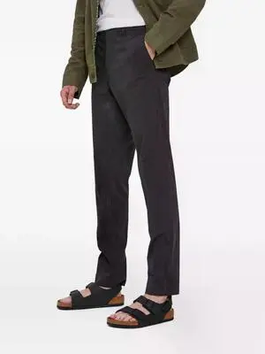 Sisley Pinstripe-pattern Tailored Trousers - Grey