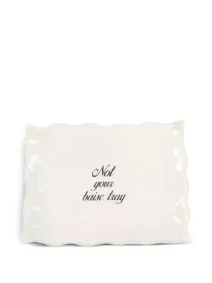 YESCERAMIC Not Your Basic Tray Square Tray - Neutrals