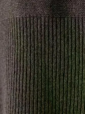 Paul & Shark Ribbed-trim Knitted Scarf
