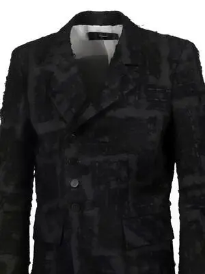 MINUS Distressed Checked Tailored Blazer
