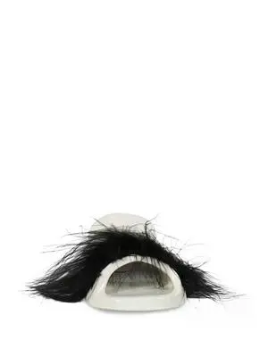 YESCERAMIC X Nubian Fur-trimmed Shoe Incense Holder
