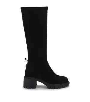 Kurt Geiger Suede Clarence Knee-high Boots - Black