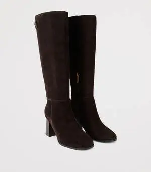 Kurt Geiger Suede Windsor Knee-high Boots