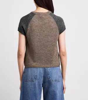 ME+EM Merino Wool-cashmere-silk Sweater Top