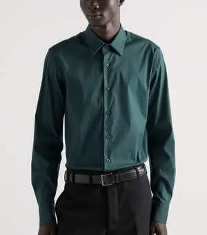 Prada Stretch-cotton Slim Shirt