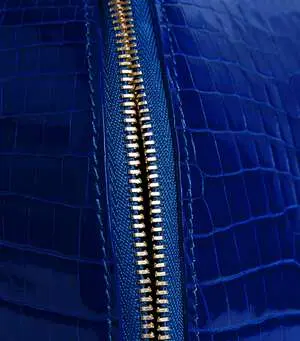 ETHAN K Crocodile Leather Duchess Top-handle Bag