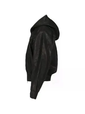 ROCKSTEADY X Jian Ye Nyx Hooded Leather Jacket
