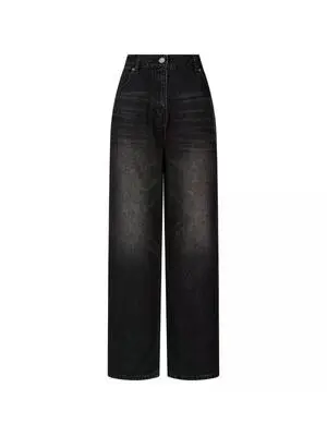 STUDIO TOMBOY Washed Wide-leg Jeans