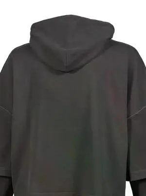 ARNODEFRANCE Layered-design Logo-print Hoodie